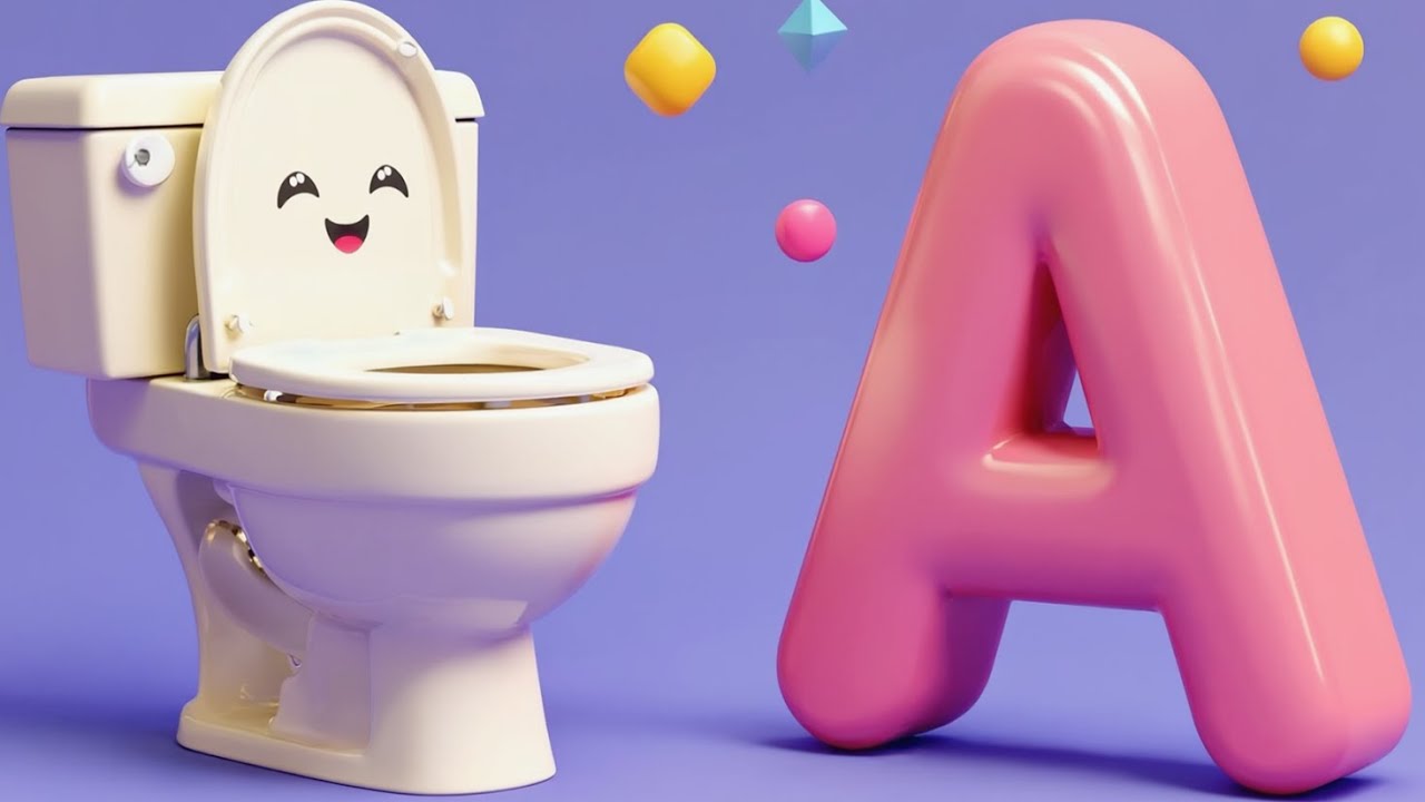 The Silly Toilet's Vowel Song Learning AEIOU in English! - YouTube