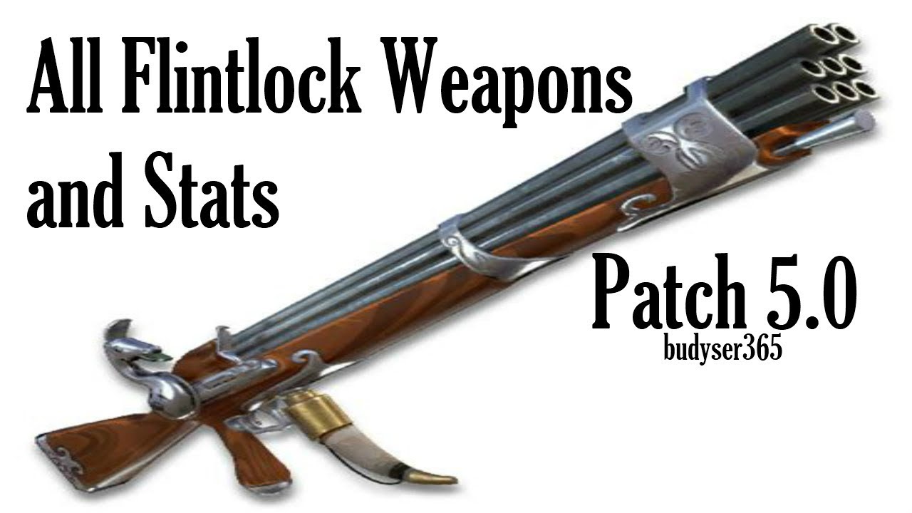 All Flintlock Weapons and Stats Patch 5.0 (Fortnite Save the World ...