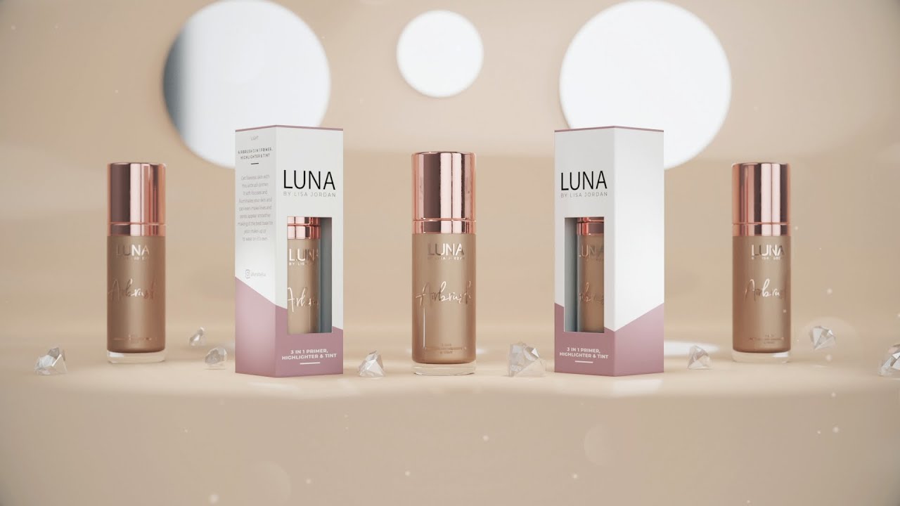 Luna By Lisa Cosmetics - 3D Product Animation For Cosmetic & Skincare ...