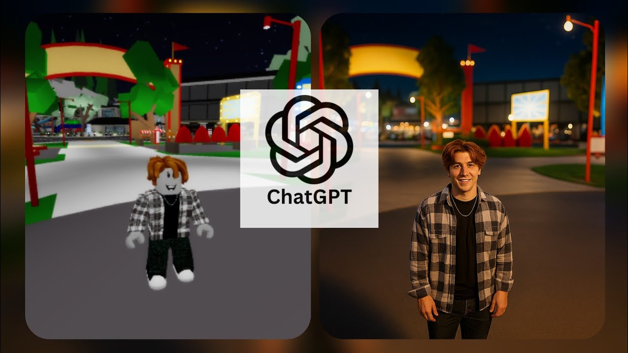 Roblox mais Chat GPT rend tout réaliste - YouTube