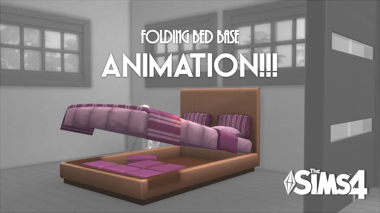 Folding bed base ANIMATION!!! | The Sims 4 - YouTube