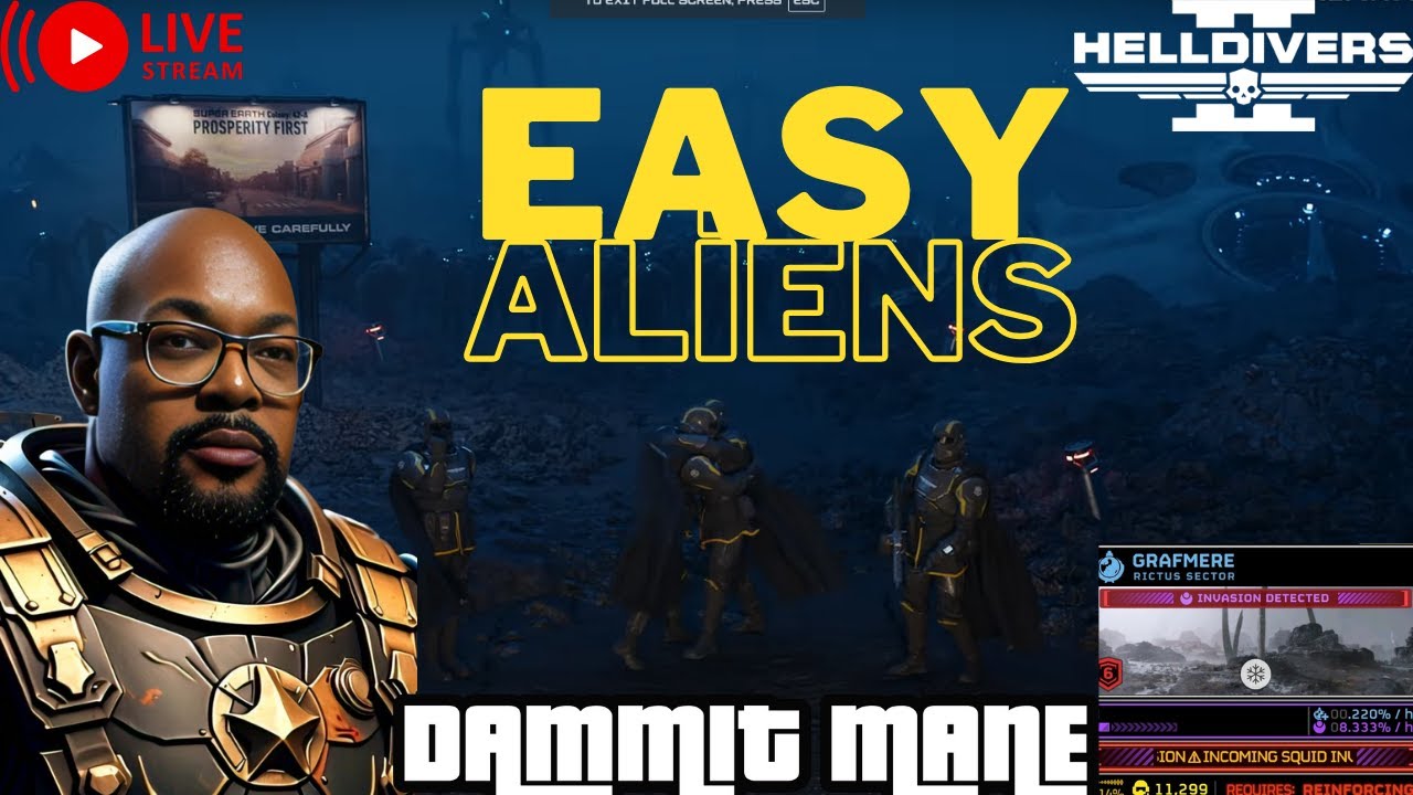 SPACE ALIENS BURN EASY? | 🔴 HELLDIVERS 2 #helldivers | #helldivers2 - YouTube