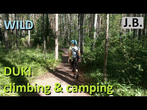 Wild Russian forest camping in Djukinskiy reserve, Vladimir reg. Aug2017