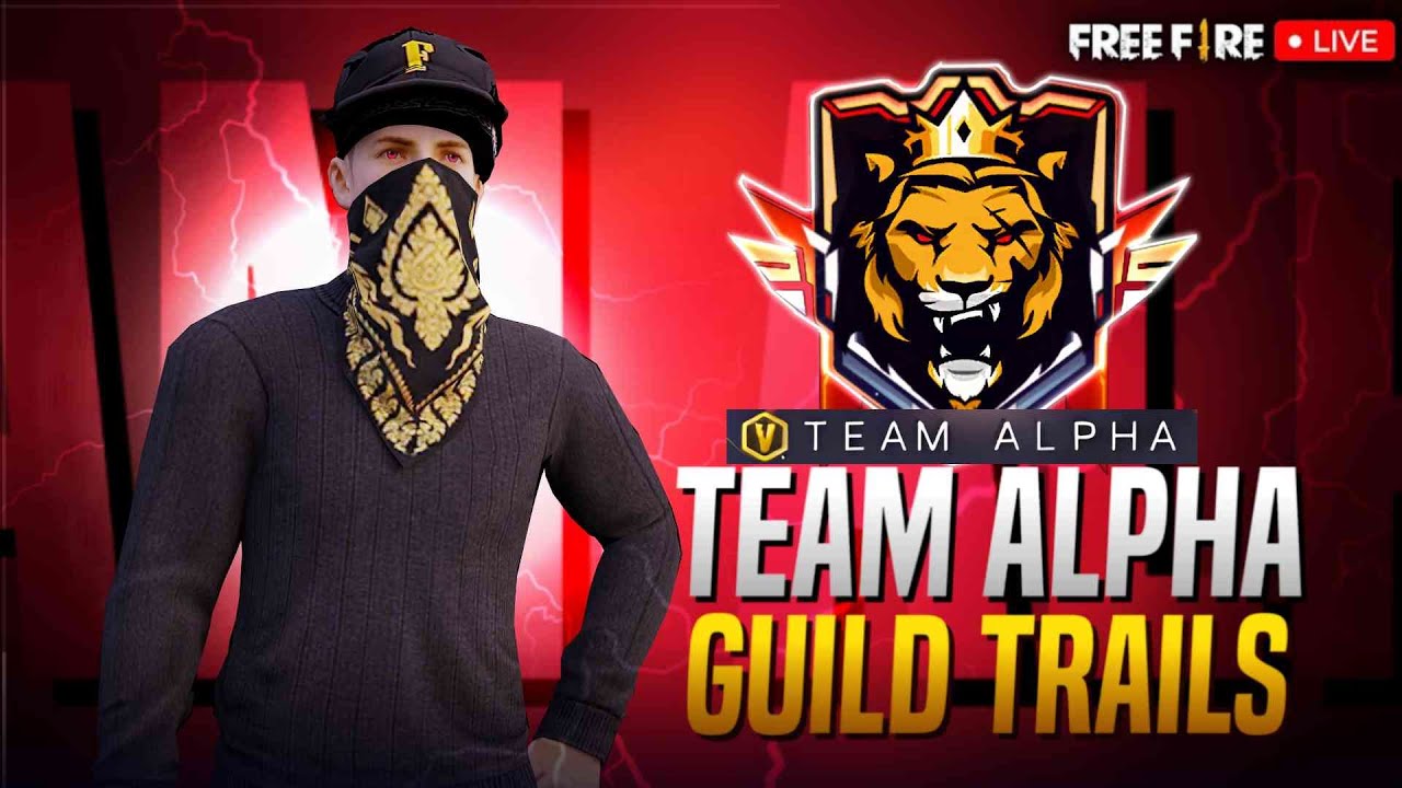 Team Alpha Guild Trails - Free Fire India Live Telugu #freefirelive #freefirelivetelugu #fflive ...