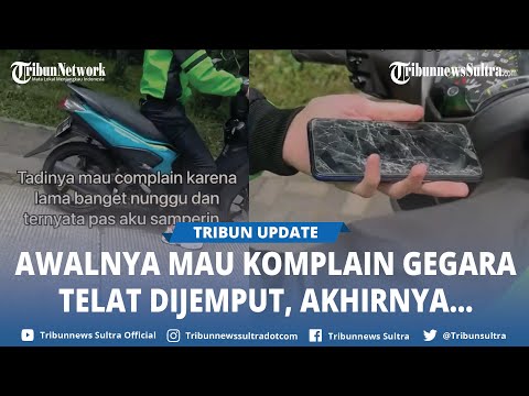 Viral! Pelangan Awalnya Marah Gegara Telat Dijemput Ojol, Pas Tahu Alasanya Malah Jadi Iba Dan Sedih