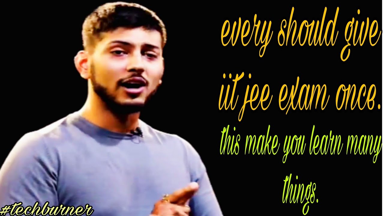 @TechBurner Josh talks | tech burner jee story | iit jee | iit aspirant ...