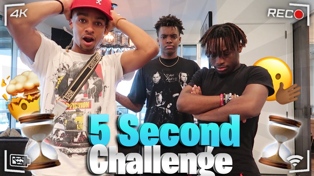 5 Second Challenge 😂⏰ Ft. The Gang *You Get It Wrong You Get Necked ...