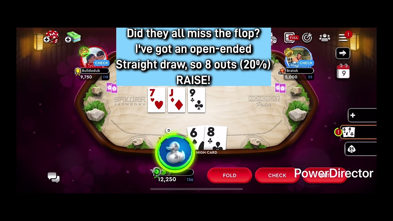 Monopoly Poker - Sakura Showdown 200m pot - annotated betting strategy ...