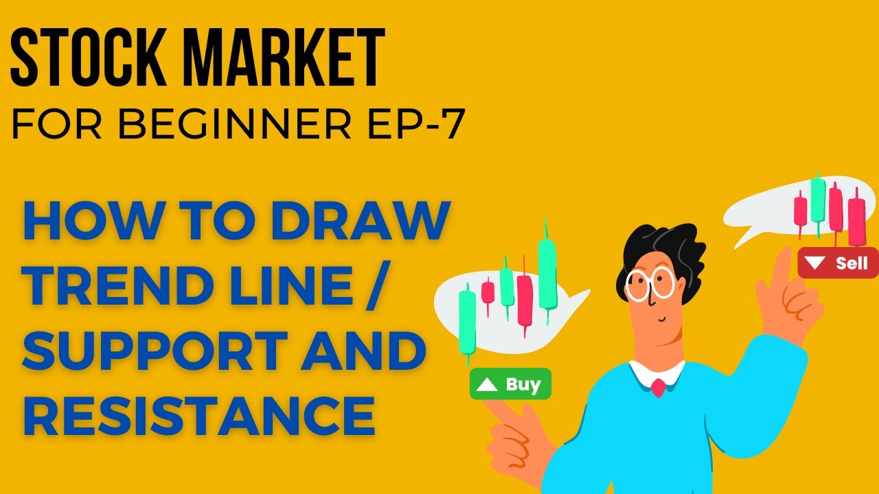 How to draw Support and Resistance Trend lines? Stock Market for ...