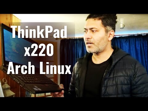 2 months on Arch Linux on ThinkPad x220 - YouTube