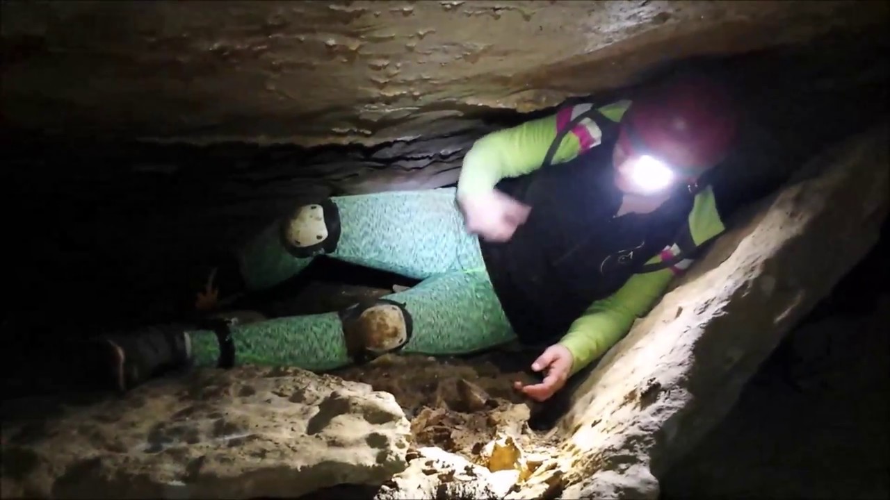 Claustrophobia: A Tight Crawl in White Lobster Cave, Pulaski County ...