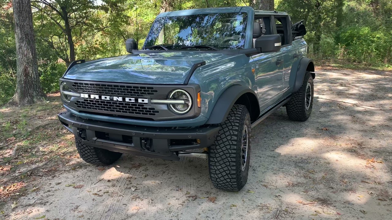 First Drive in a Ford Bronco With the Top Down, we even stopped for a ...
