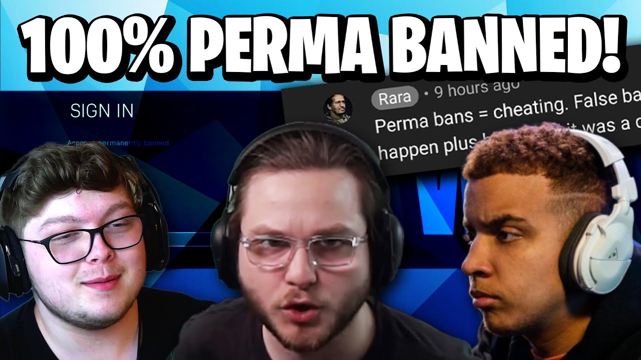 "PERMA BANS = CHEATING. False Bans Don't Happen" - YouTube