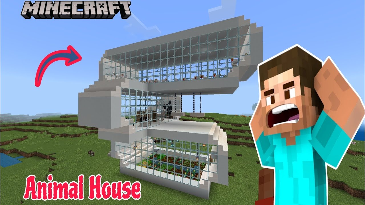 Minecraft Animal House 🐎 || #minecraft #trending - YouTube