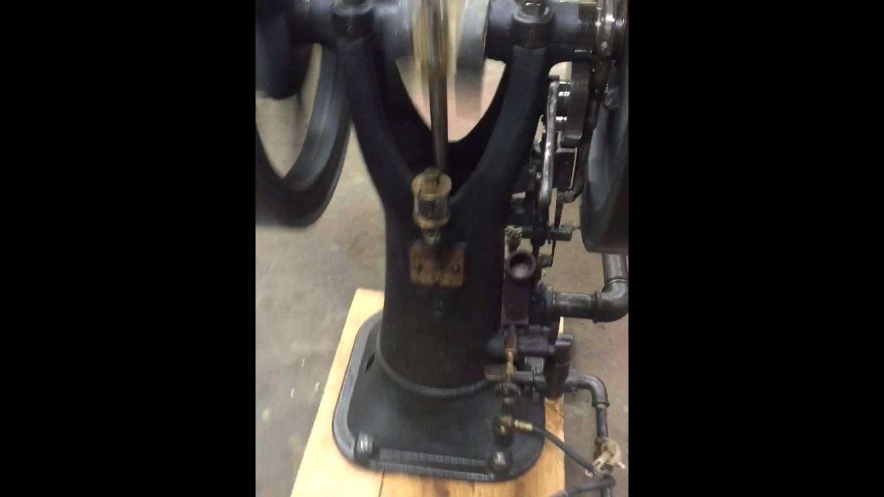 Inverted Webster Gas Engine - YouTube