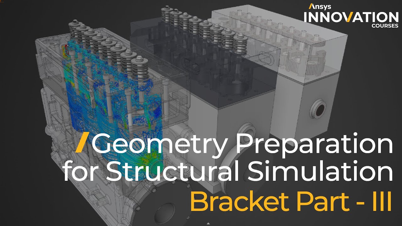 Geometry Prep for Structural Simulation Using Ansys Discovery, Bracket Tutorial — Lesson 3 - YouTube