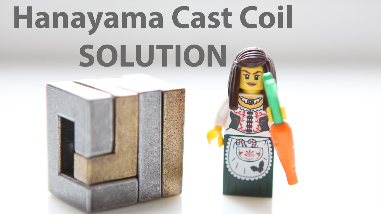 How to solve the Hanayama Cast Coil - solution - Is this a block or a ...