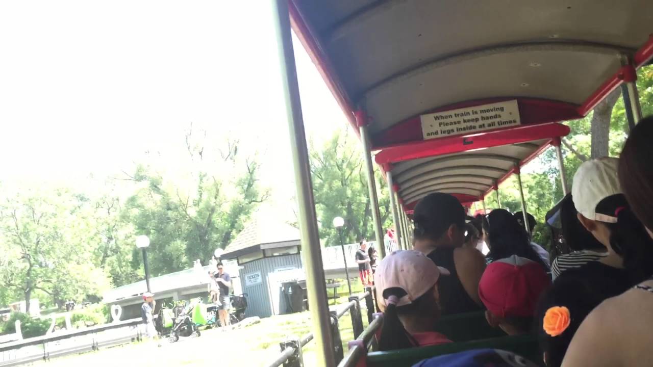 Train ride at Center Island 2016 - YouTube
