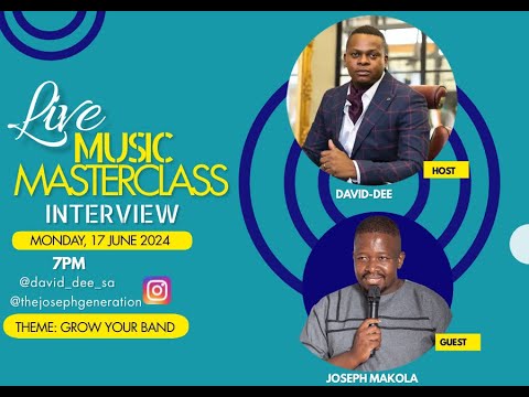 David-Dee: Music Masterclass with Joseph Makola - YouTube