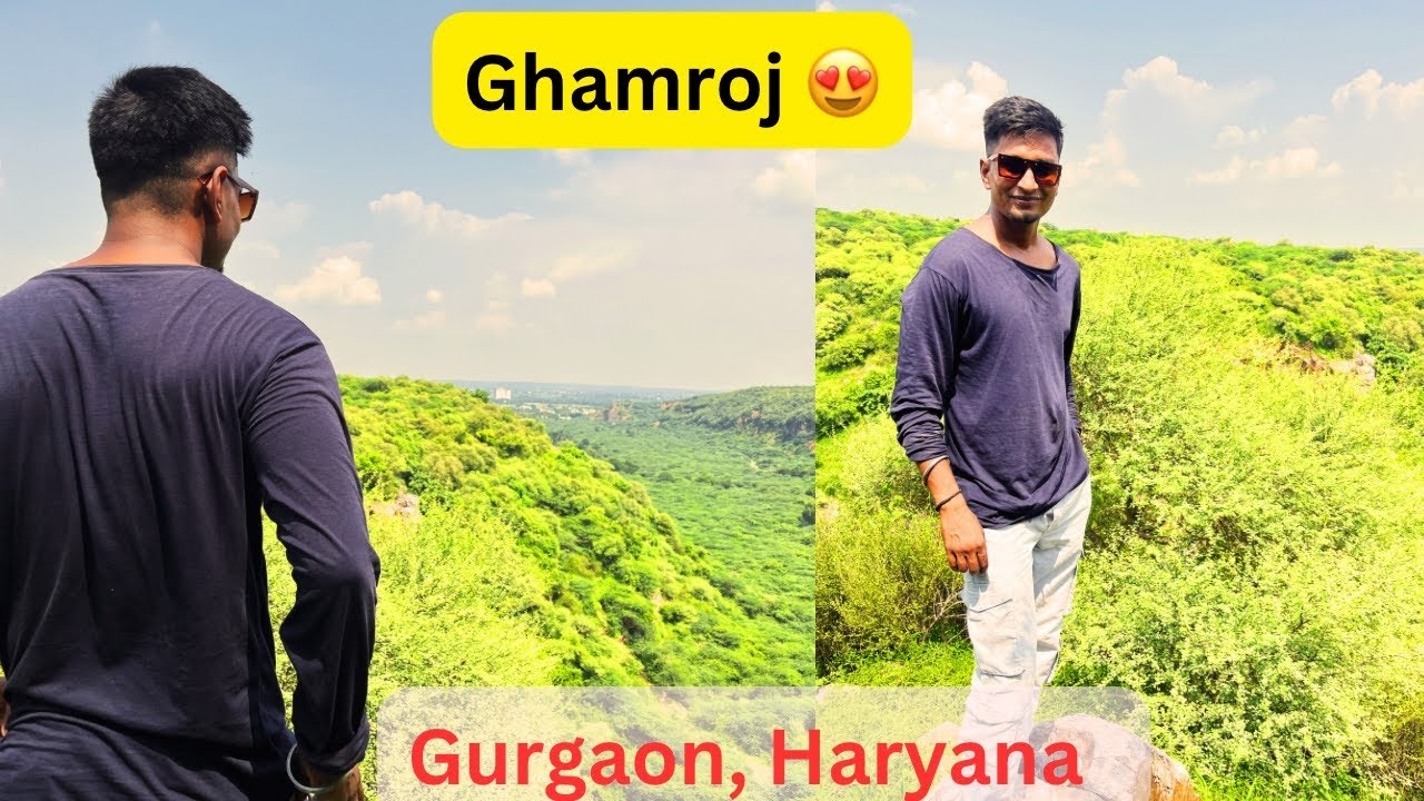 Ghamroj Water Fall in Gurgaon 😍|| Real Or Fake 🙄?? || Hidden Water Fall ...