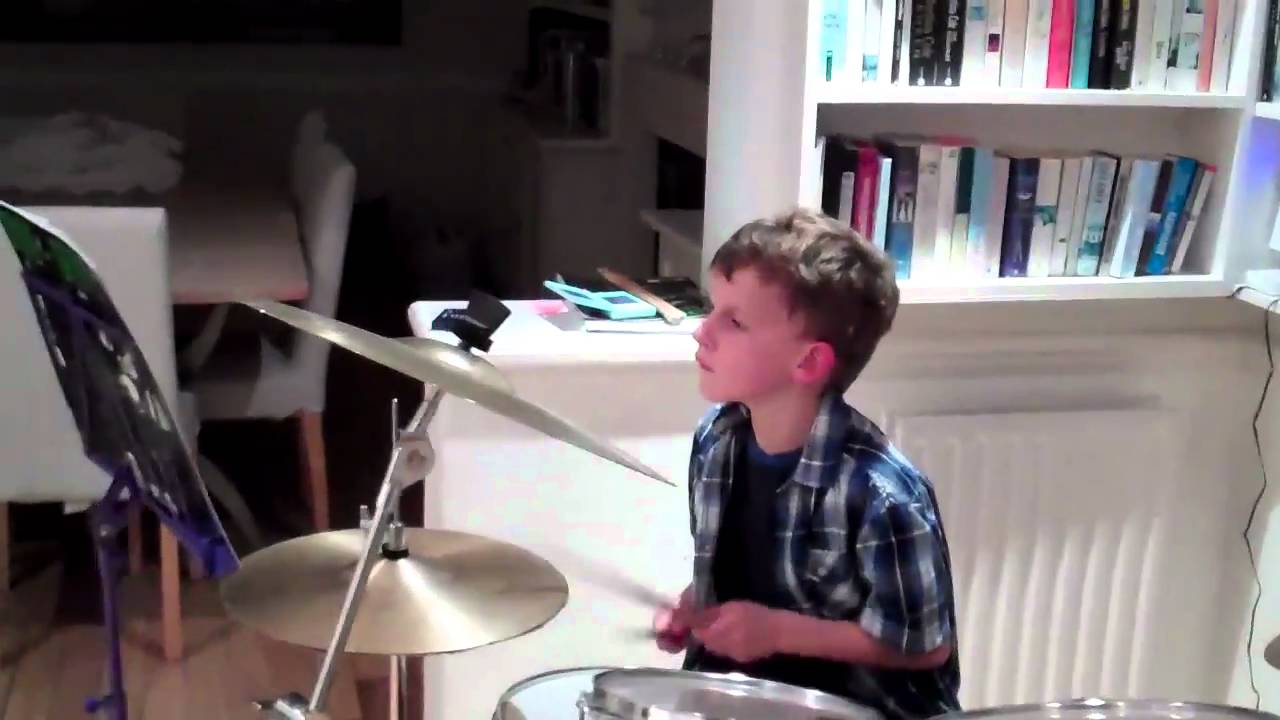 Finley Cooper drumming - YouTube
