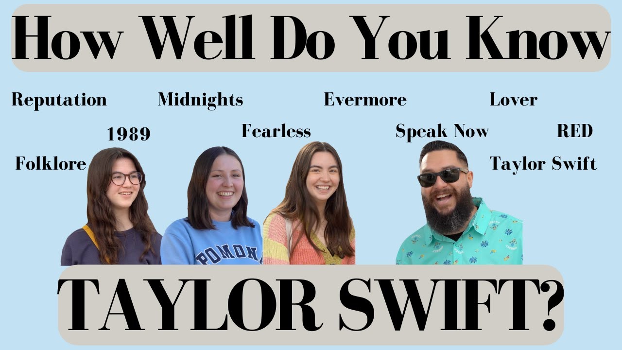 Test Your Taylor Swift Knowledge | Knowledged Official - YouTube