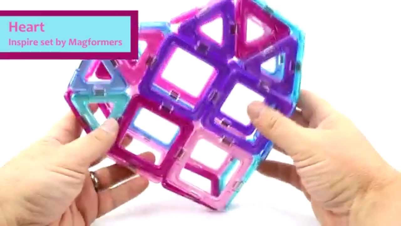 Heart Sculpture Inspire Set by Magformers MF63097 - YouTube
