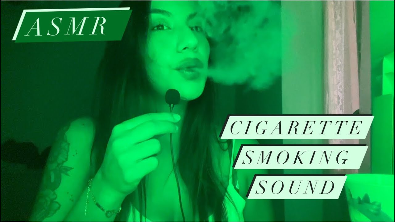 ASMR| smoke with me /mouth sounds ️ - YouTube