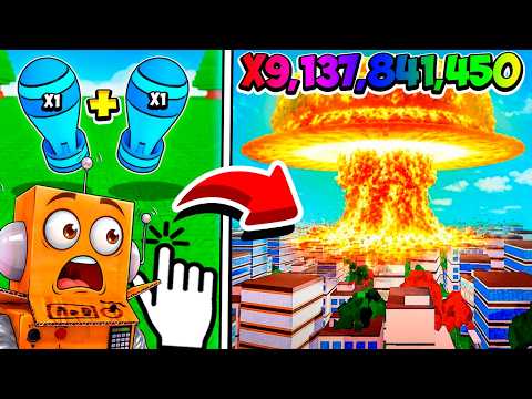 Я ОБЪЕДИНИЛ САМУЮ БОЛЬШУЮ В МИРЕ АТОМННУЮ БОМБУ в РОБЛОКС! Roblox Merge a Nuke