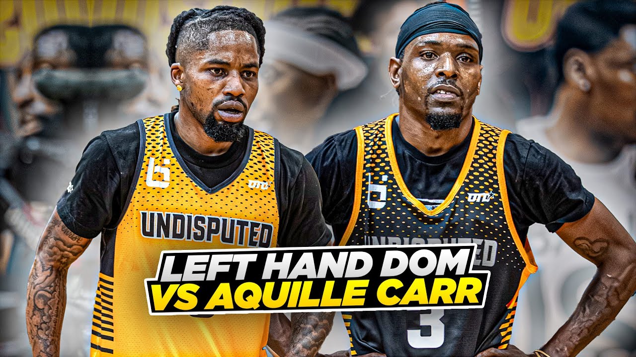 The Most LEGENDARY Small Gaurd Match Up... Aquille Carr vs Left Hand ...