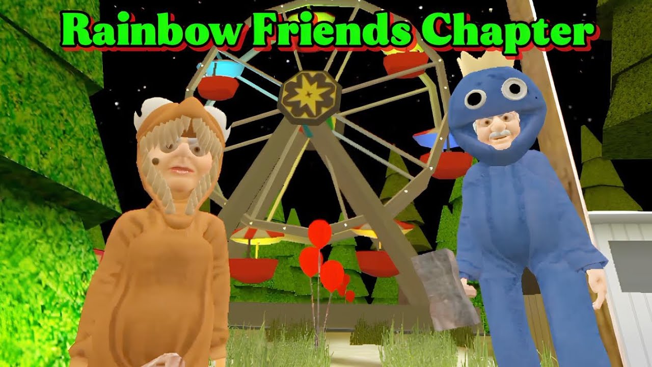 Grandpa And Granny House Escape Rainbow Friends Chapter Full Gameplay ...