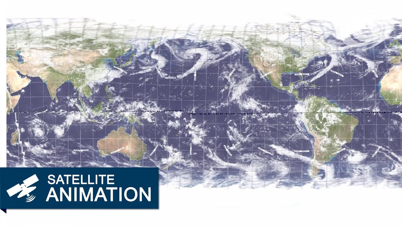 1970 Worldwide Satellite Animation - YouTube