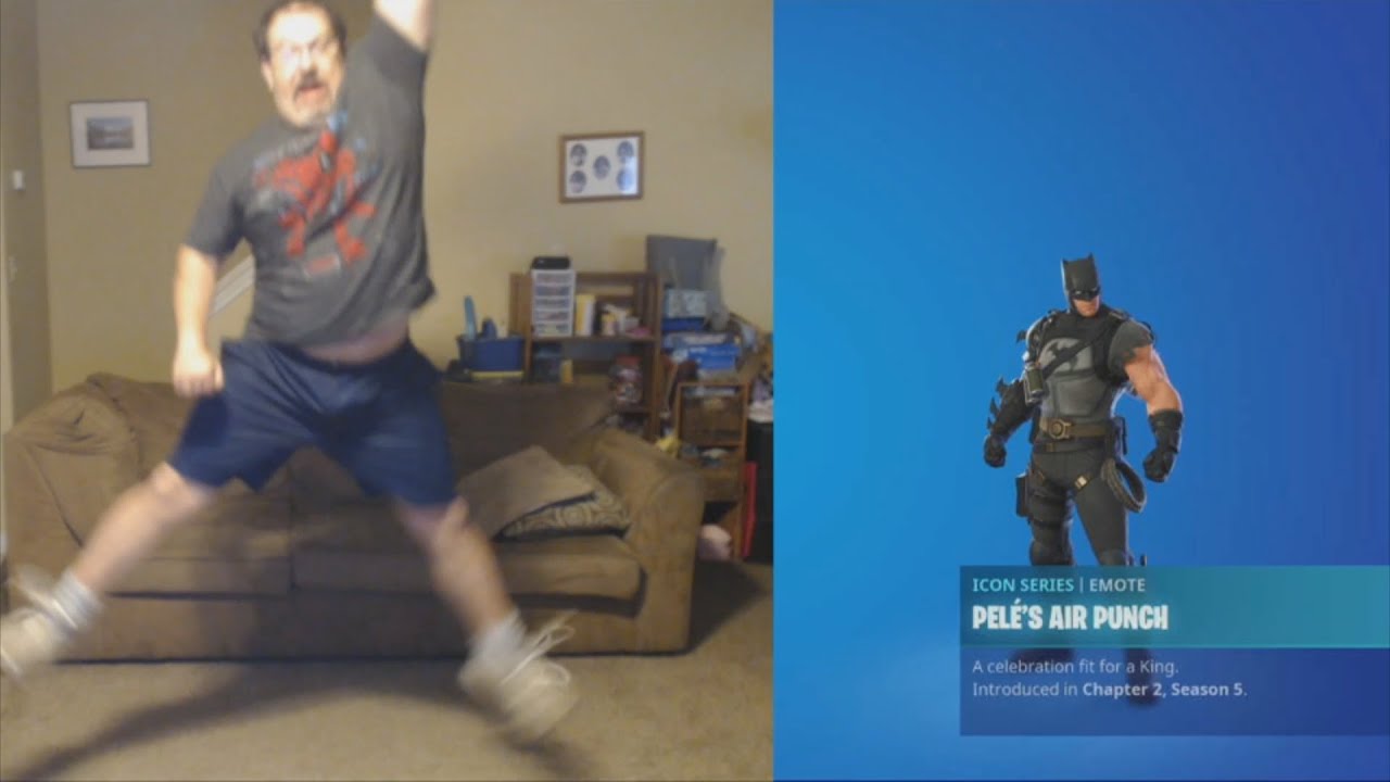 FFG Dance Fortnite Emotes Pele's Air Punch - YouTube