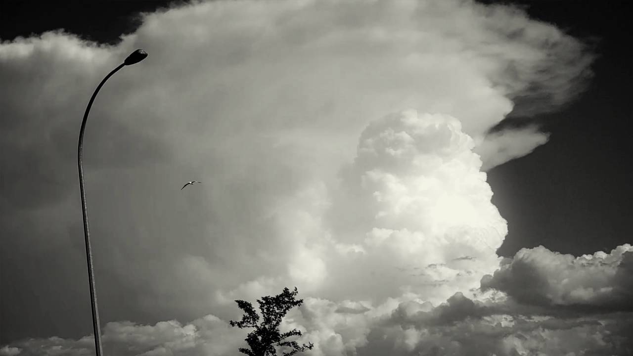 Life and Death of a Storm - Timelapse (B&W) - YouTube