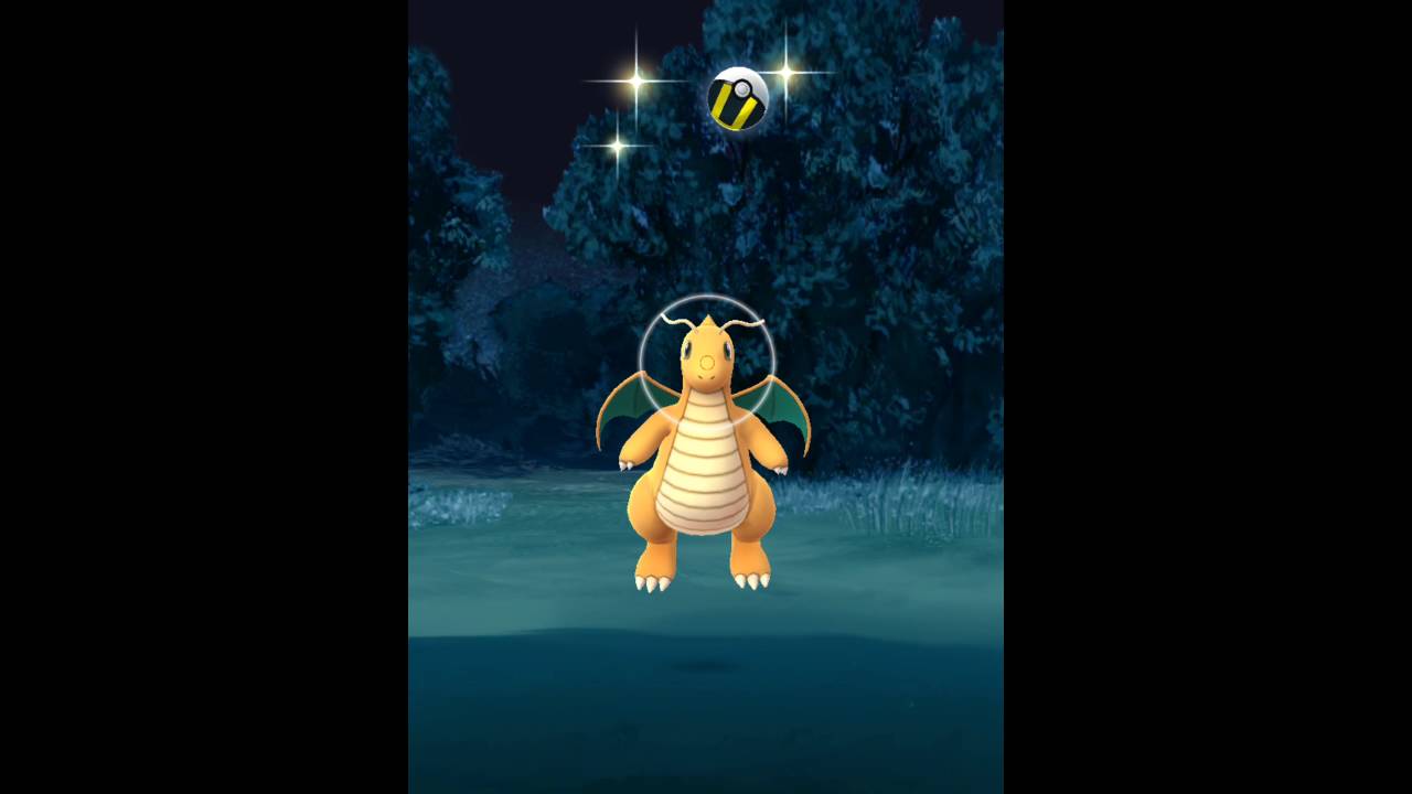 Pokemon go dragonite of the wild fight - YouTube