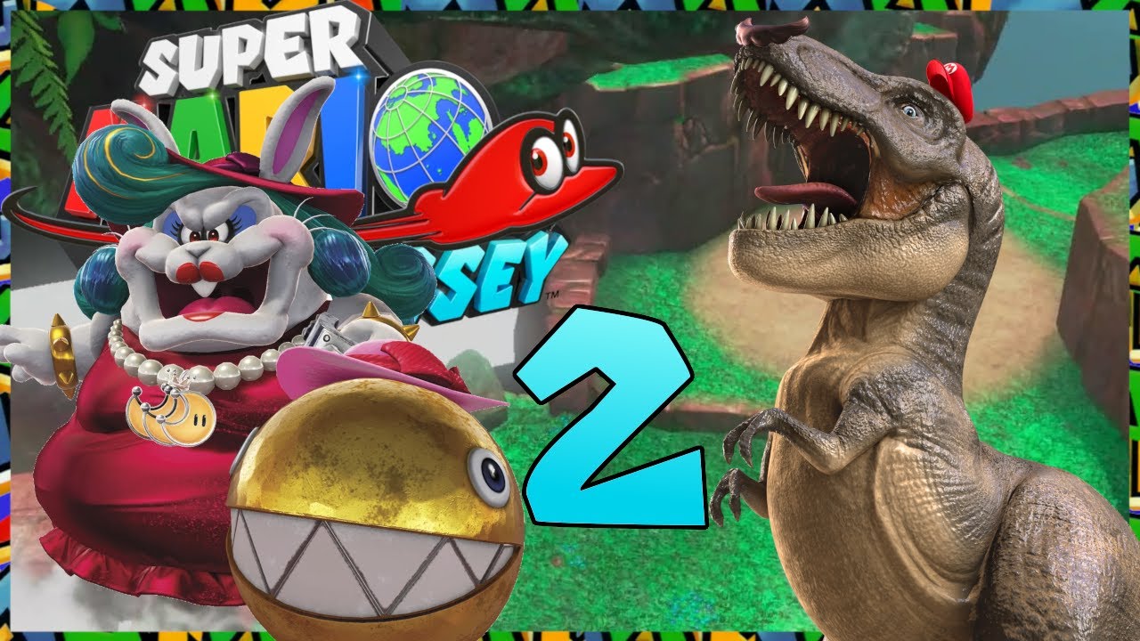 SUPER MARIO ODYSSEY🌍 #2 T-Rex Mario beißt sich durch das Kaskadenland ...