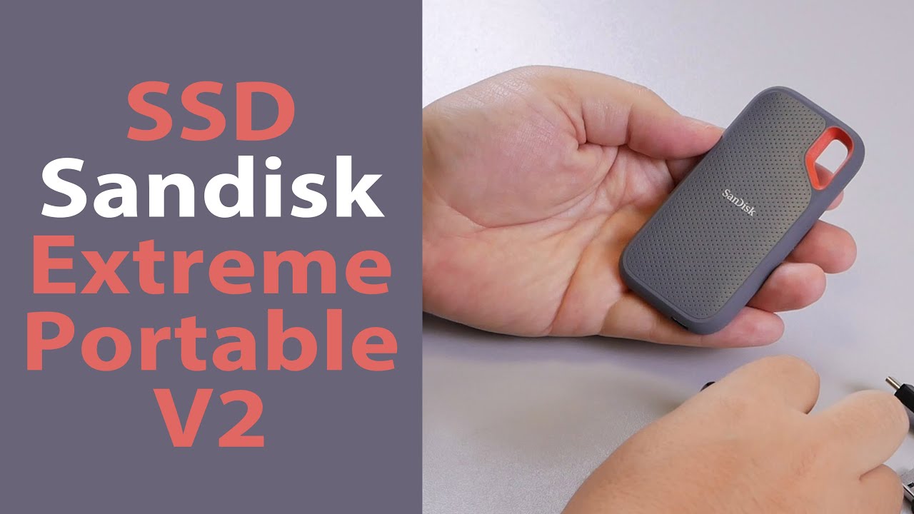 Внешний диск SSD Sandisk Extreme Portable V2 - YouTube