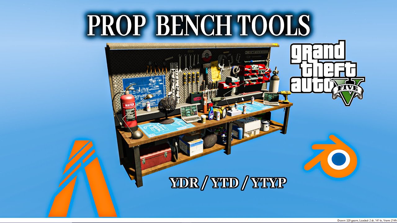 GTA V FREE Prop Bench Tools (2025) by bady (FIVEM) - YouTube