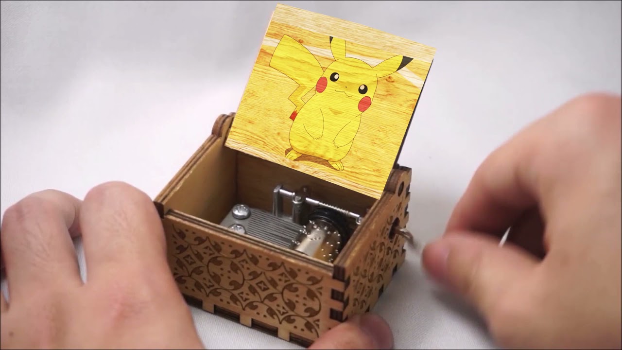 Pikachu - Pokemon | Hand Crafted Music Chest Box - YouTube