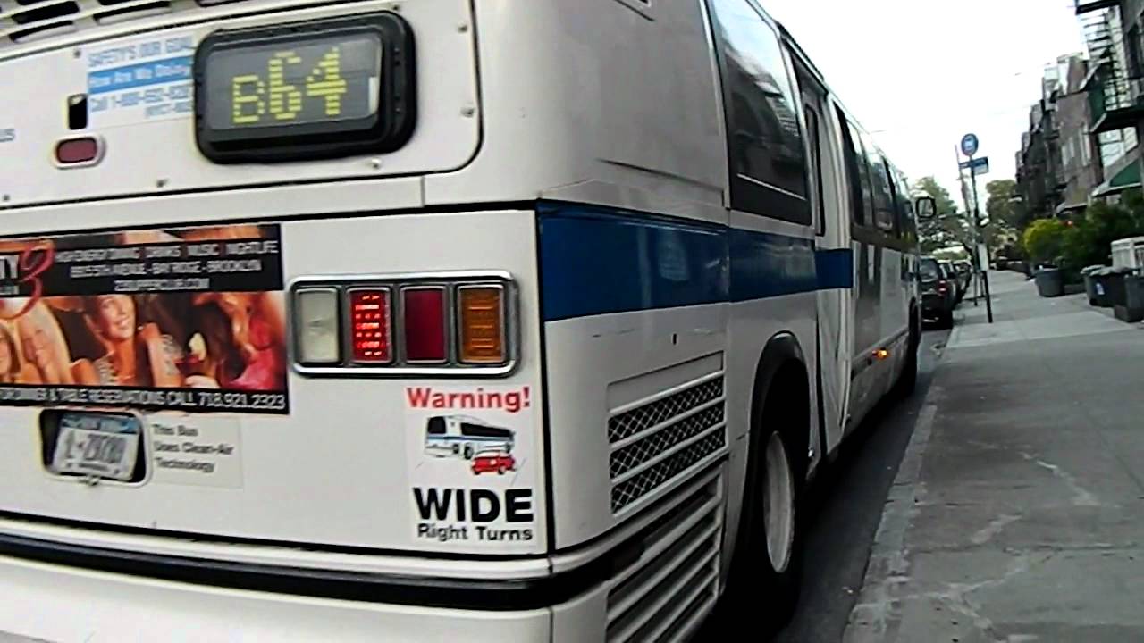 MTA NYCT 1999 NovaBus Model T80-206 "RTS" #5082 on the B64 - YouTube