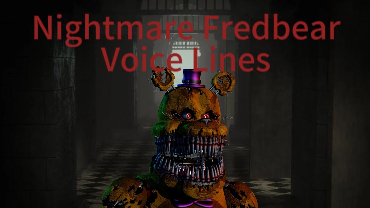 All Nightmare Fredbear Voice Lines - YouTube