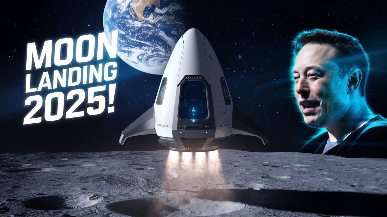 🚀 SpaceX & Elon Musk: Moon Landing 2025 Official Update! - YouTube