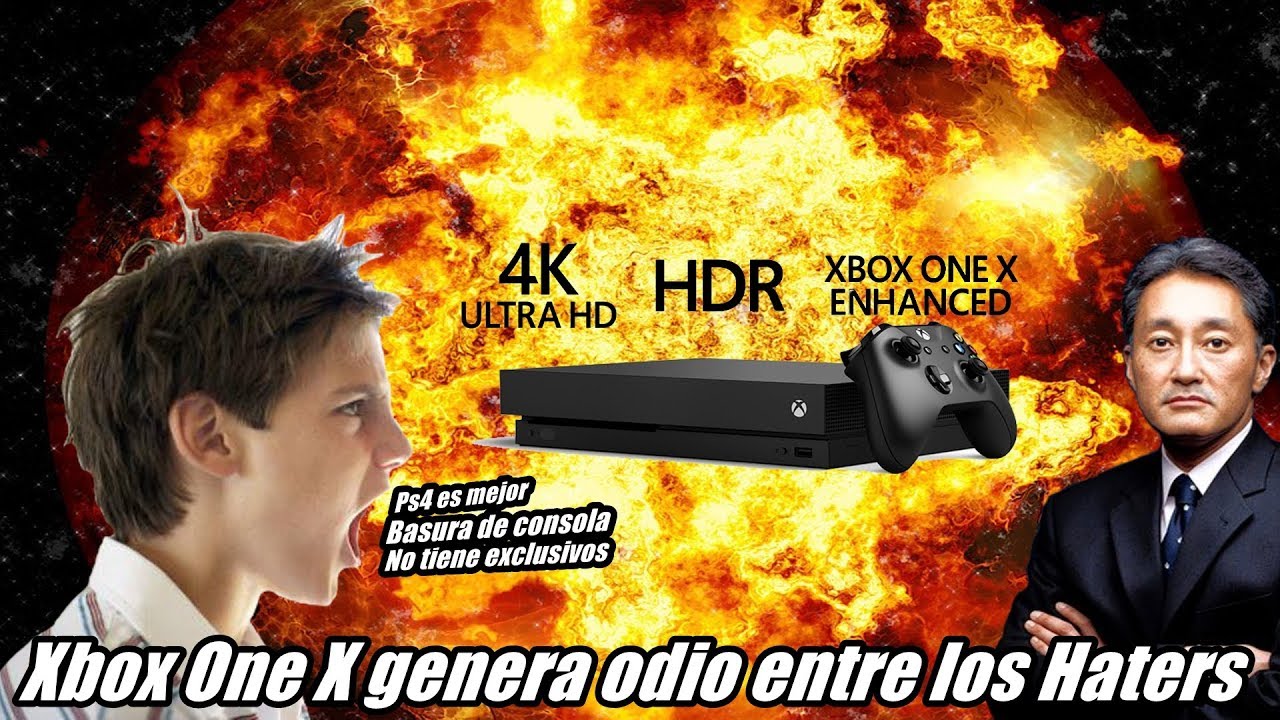 Xbox One X genera mucho odio entre los Haters | No soportan que sea mas ...