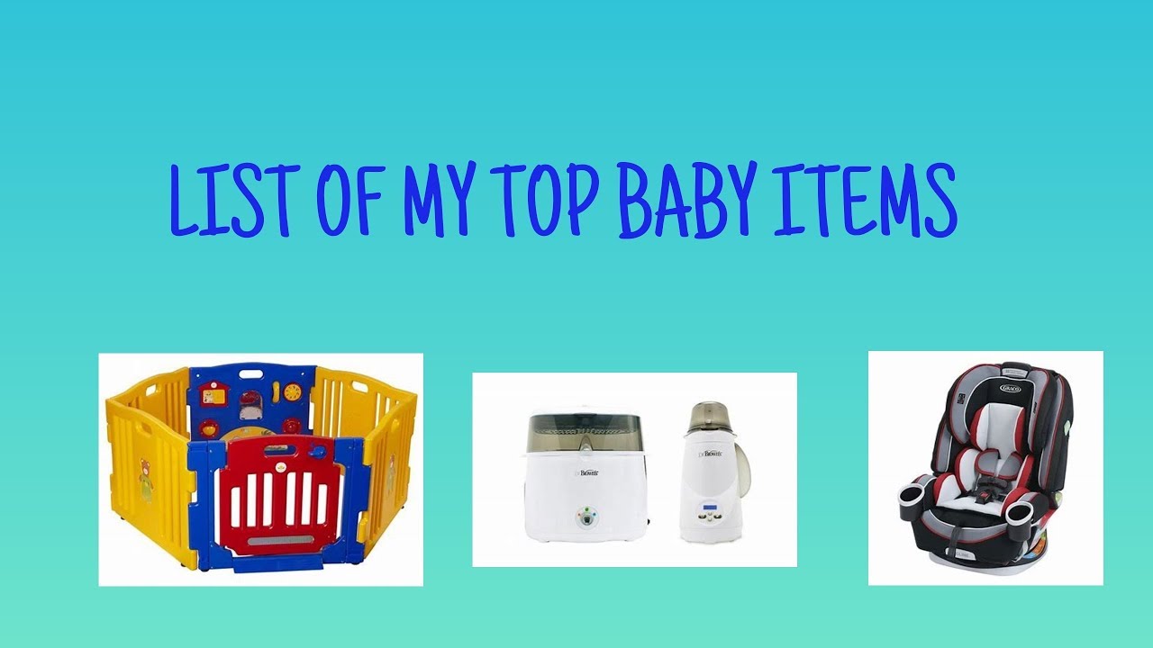 My Top 14 Baby Items - Must Have Baby Items - YouTube