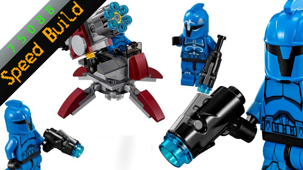 LEGO Star Wars Senate Commando Troopers 75088 (Stop Motion Speed build ...