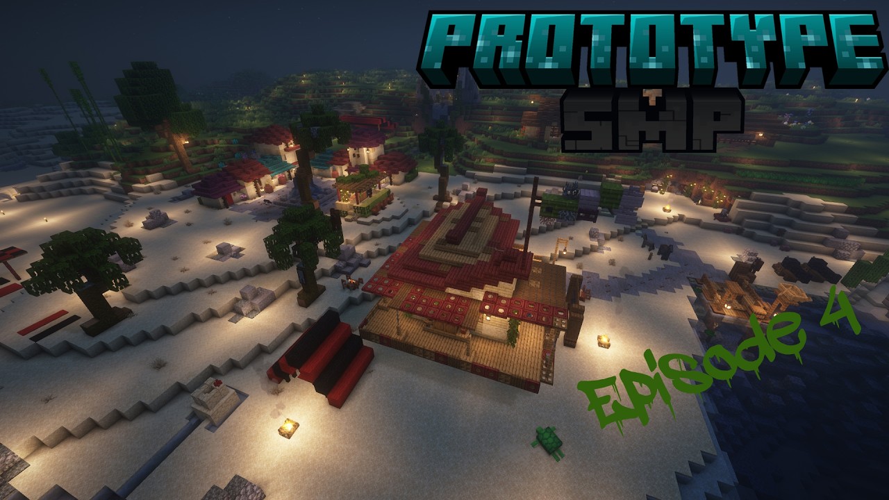 Prototype SMP ~ Episode 4 ~ Building a Village!!! - YouTube