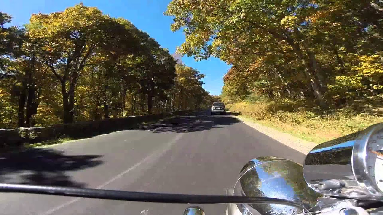 Skyline drive Motorcycle ride October 2015 - YouTube