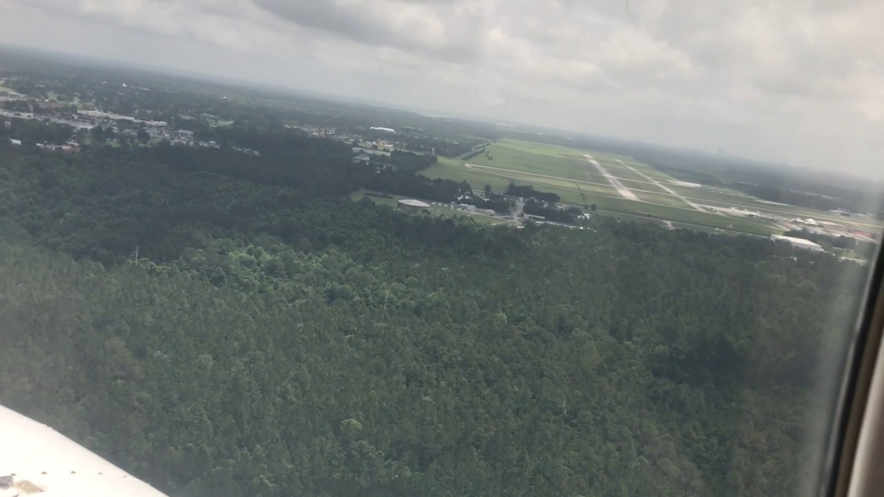 Landing RWY 9 | Jack Edwards Airport (KJKA) | Gulf Shores, AL - YouTube