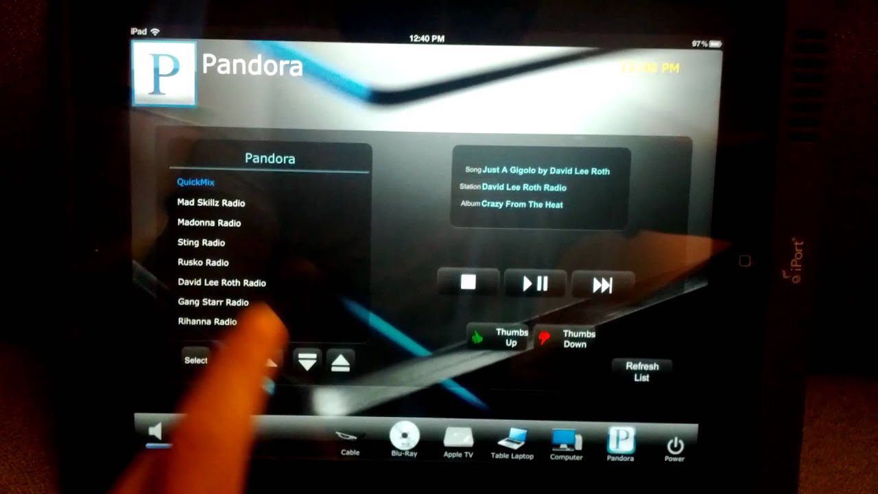 Ipad / rti virtual panel - YouTube