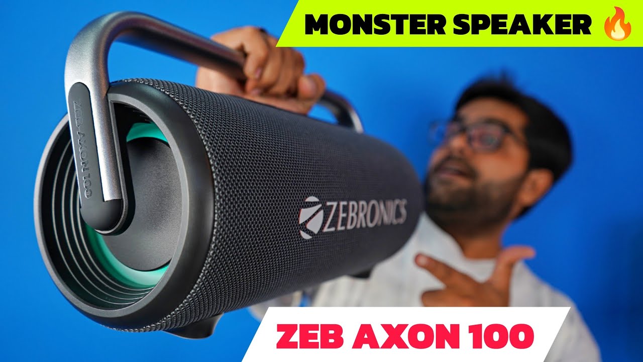 I Tried this MONSTER SPEAKER 🔥🔥 Zebronics Zeb Axon 100 Bluetooth ...